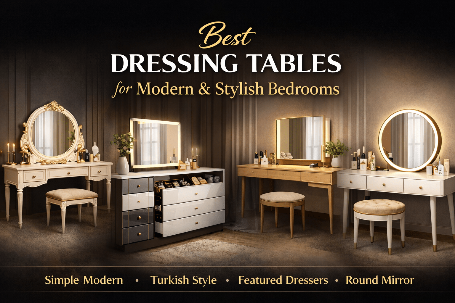 Best Dressing Tables for Stylish Modern Bedrooms