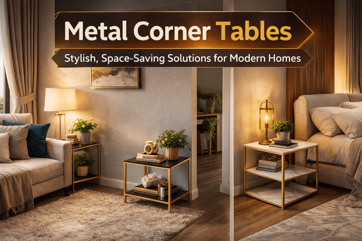 Metal Corner Tables for Modern Homes