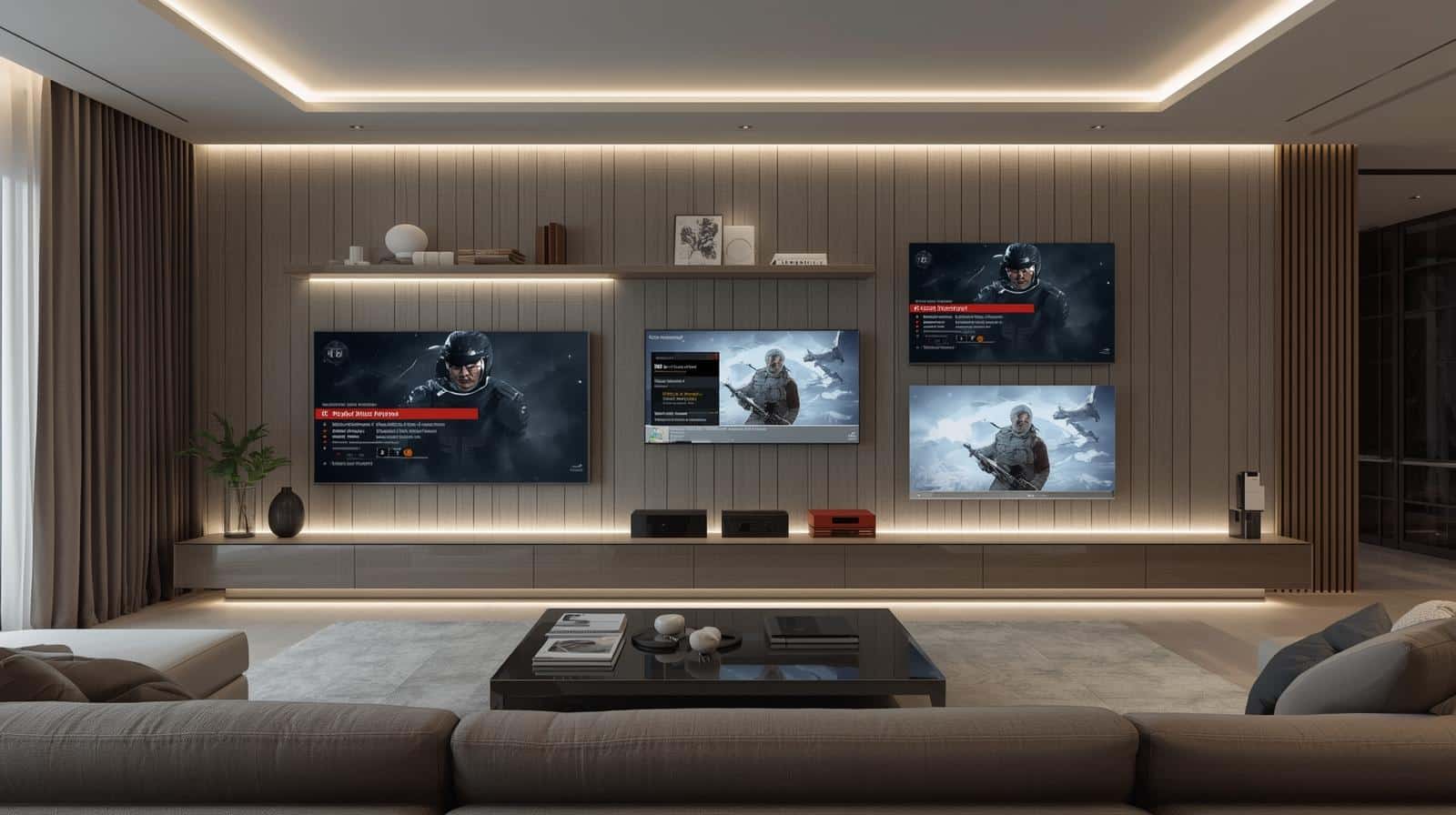 LCD Units – Modern TV Wall Design Ideas